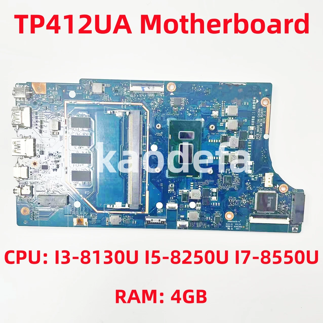 TP412UA Mainboard For ASUS TP412UA TP412 TP412U Laptop Motherboard CPU ...
