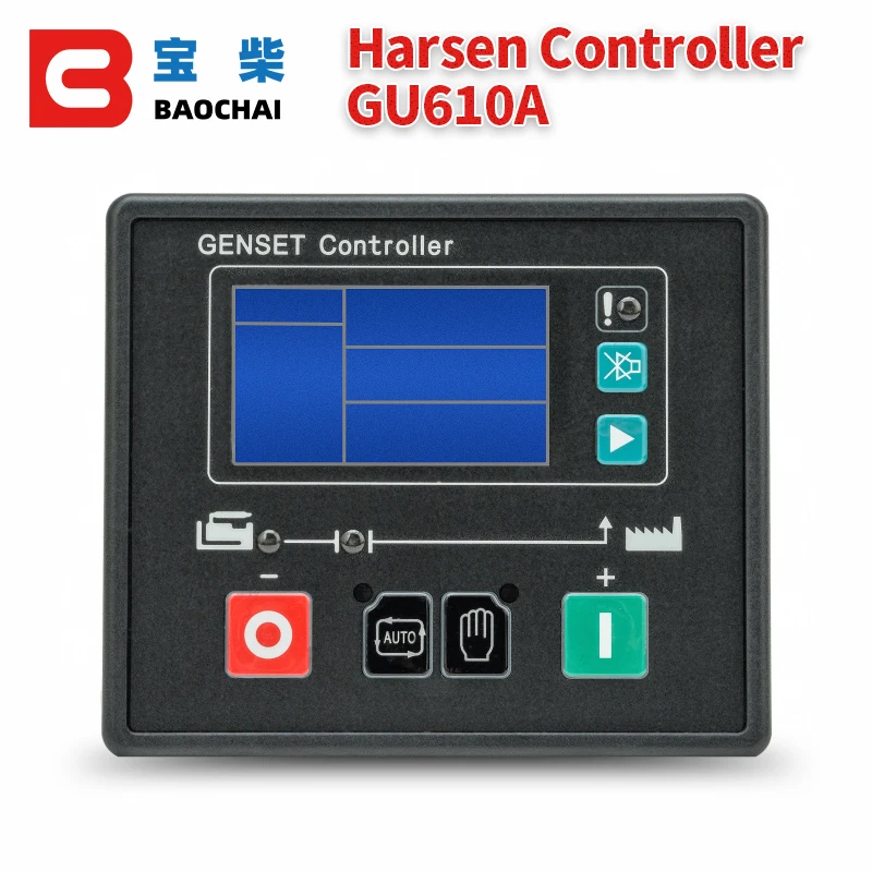 Harsen-Generator-Controller-GU610A-LCD-backlight-RS485-RS232-control ...