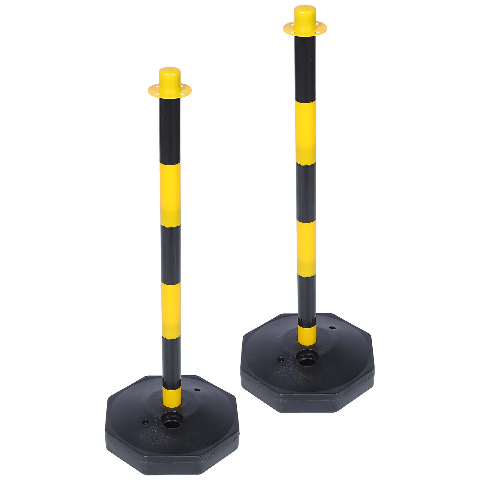 2Pcs Collapsible Safety Pillar Delineator Post for Construction Zones ...