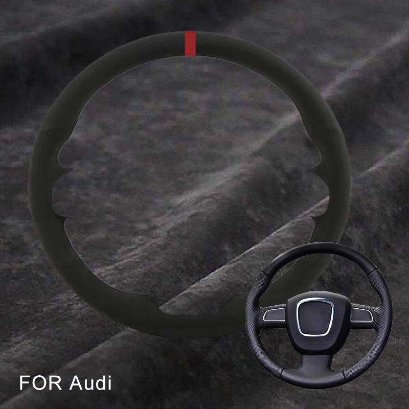 Customized Car Streeing Wheel Cover For Audi A3(8p) A4(b8) A5 A8 A8l Q7 ...