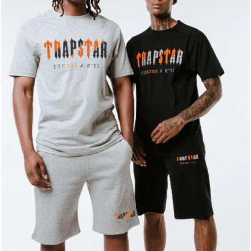 Trapstar Conjunto de camiseta y pantalones cortos para hombre y mujer ...