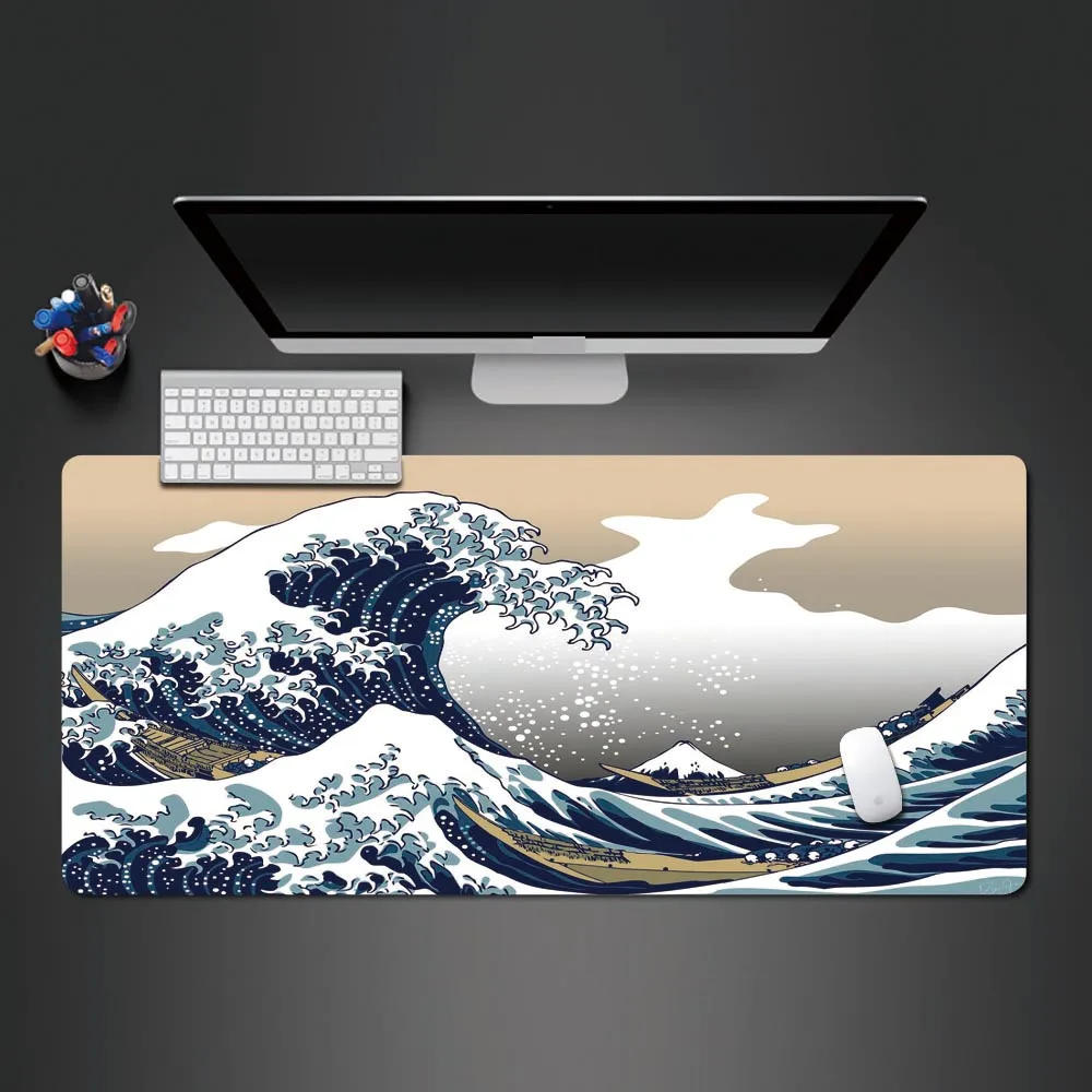 Mairuige Great Wave Off Art Large Size Mouse Pad Natural Rubber Pc ...
