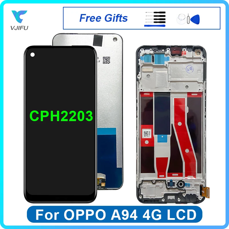 Incell Screen For OPPO A94 4G CPH2203 LCD Display Touch Sensor Digitizer Assembly A94 Pantalla ...
