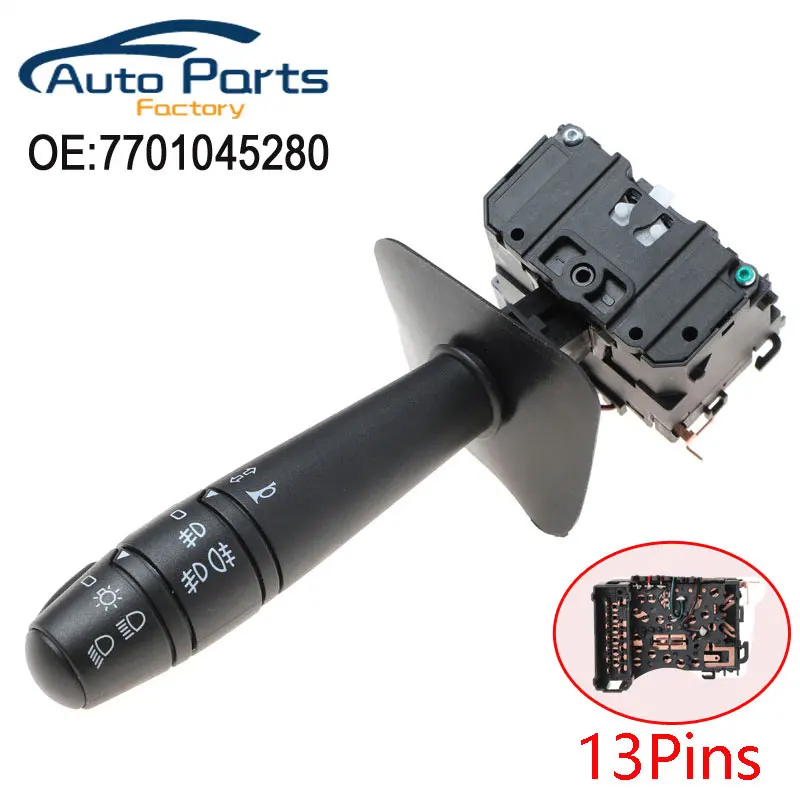 New-Wiper-Turn-Signal-Multifunction-Switch-For-Renault-Clio-7701045280 ...