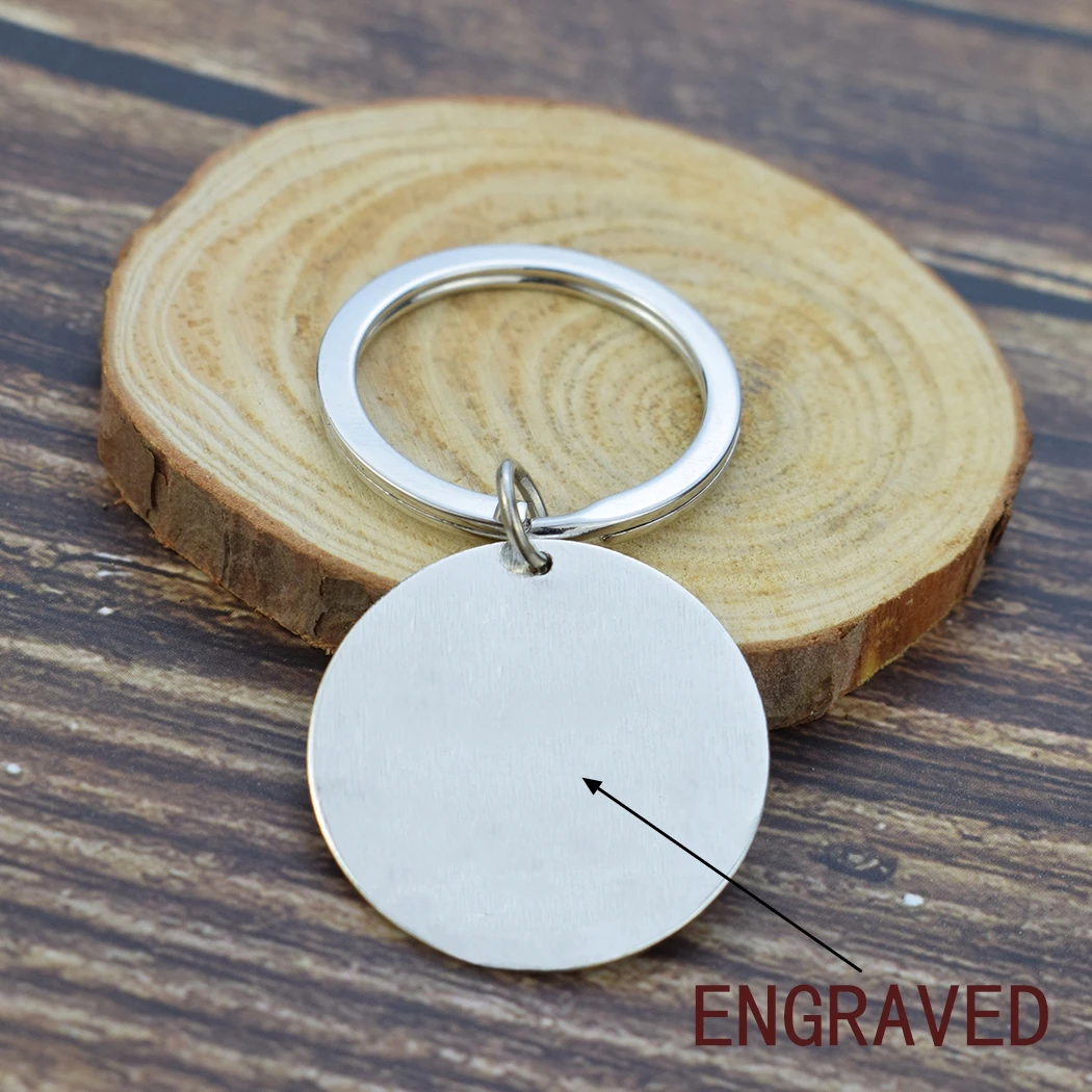 Custom-Keychain-Engraved-Letters-Alloy-Keychain-Personalized-Quote-Text ...