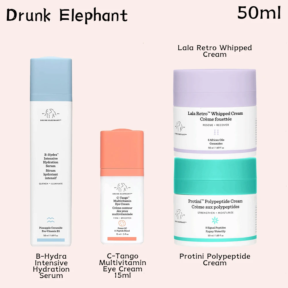 Drunk-Elephant-Skin-Care-Set-Primer-Makeup-Whitening-Cream-Protein ...