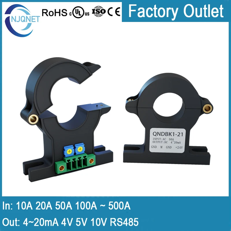 Hall-Effect-Current-Sensor-QNDBK1-21-DC-30A-50A-100A-200A-300A-400A ...