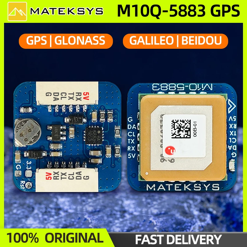 MATEKSYS-Matek-M10Q-5883-M10-GPS-Module-GNSS-Compass-QMC5883L-Patch ...