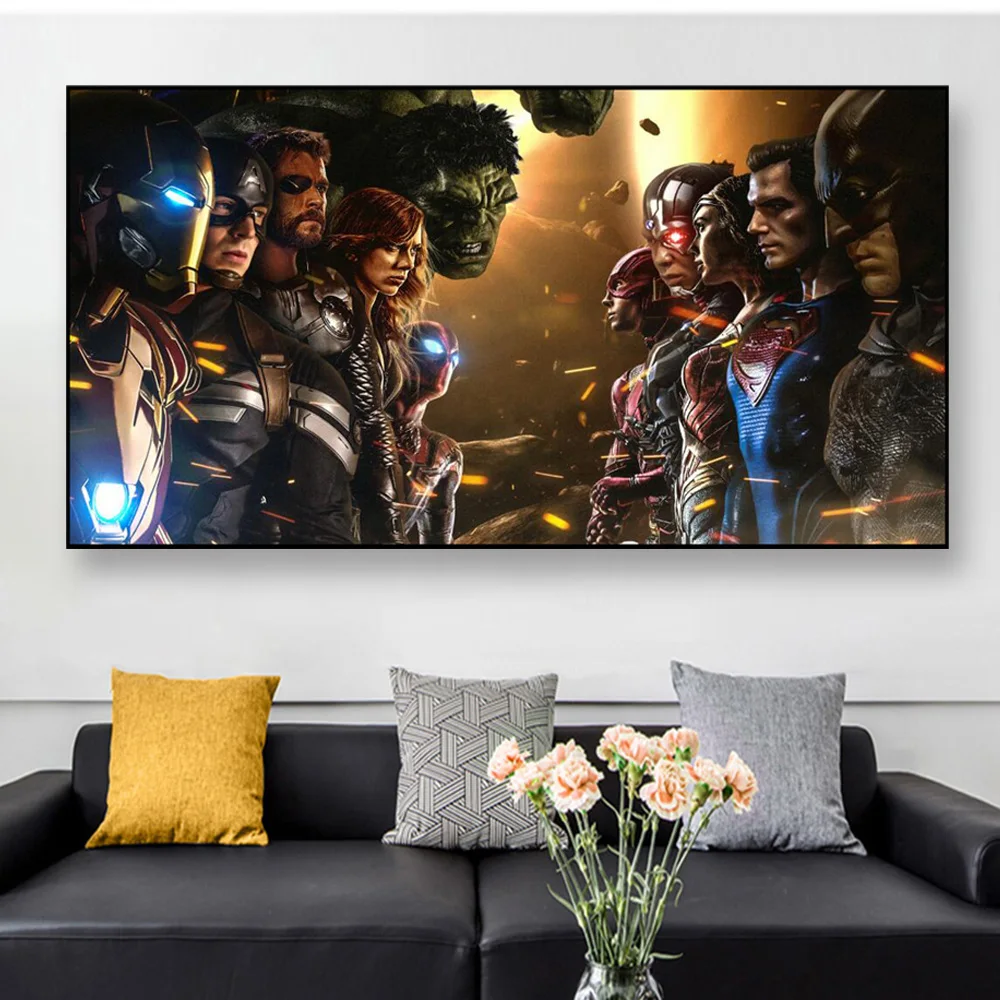 Superhero Wall Murals