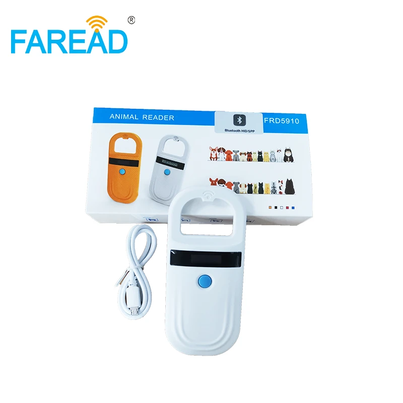 Bt Iso11784 Fdx-b Pet Id Animal Chip Reader Usb Rfid Handheld Microchip ...