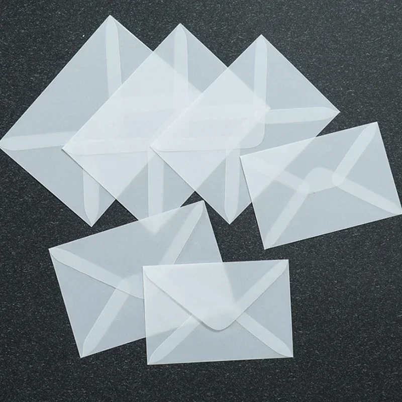 10pcs-lot-Blank-Translucent-Envelope-for-Invitations-Postcards-European ...