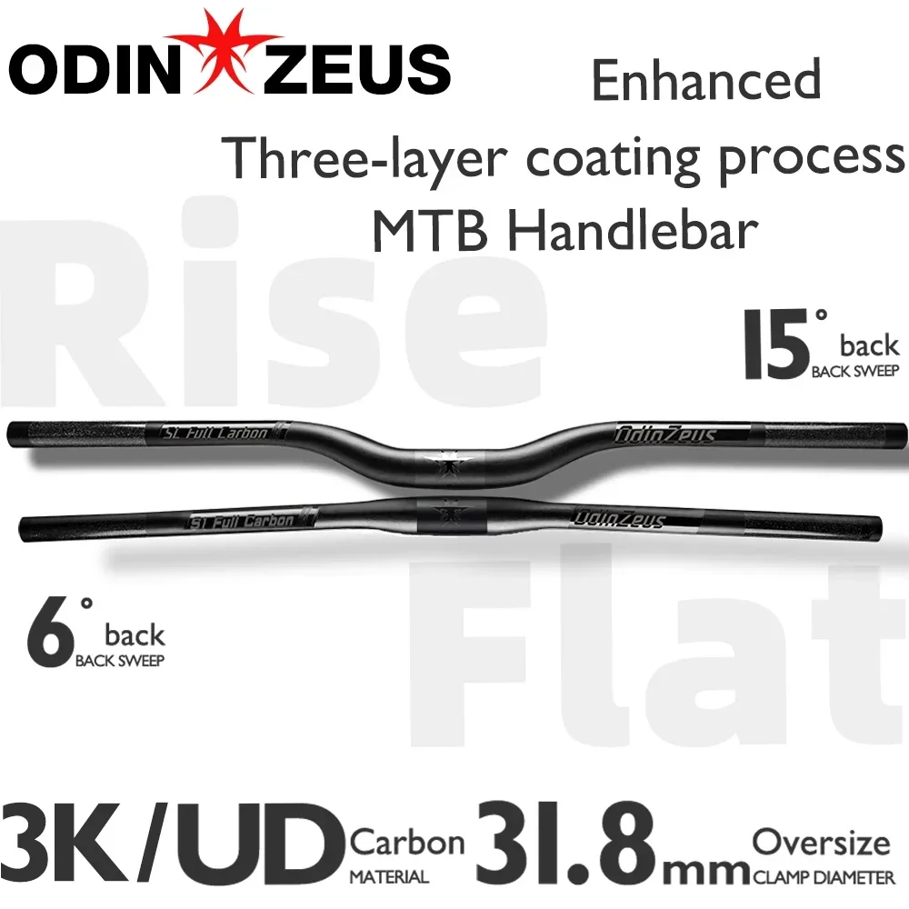 ODINZEUS-Full-Carbon-Handlebar-for-Mountain-Bicycle-MTB-Bike-Handlebar ...