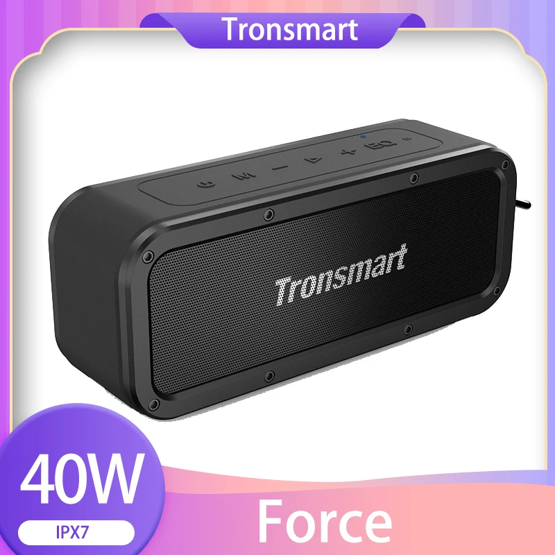 Tronsmart Force Soundpulse™ Portable Bluetooth Speaker With Ipx7 ...