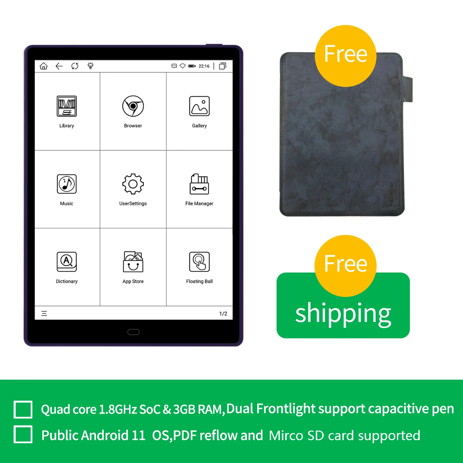 New-Arrival-2023-MEEBOOK-P10-PRO-Edition-eReader-android-11-Support ...