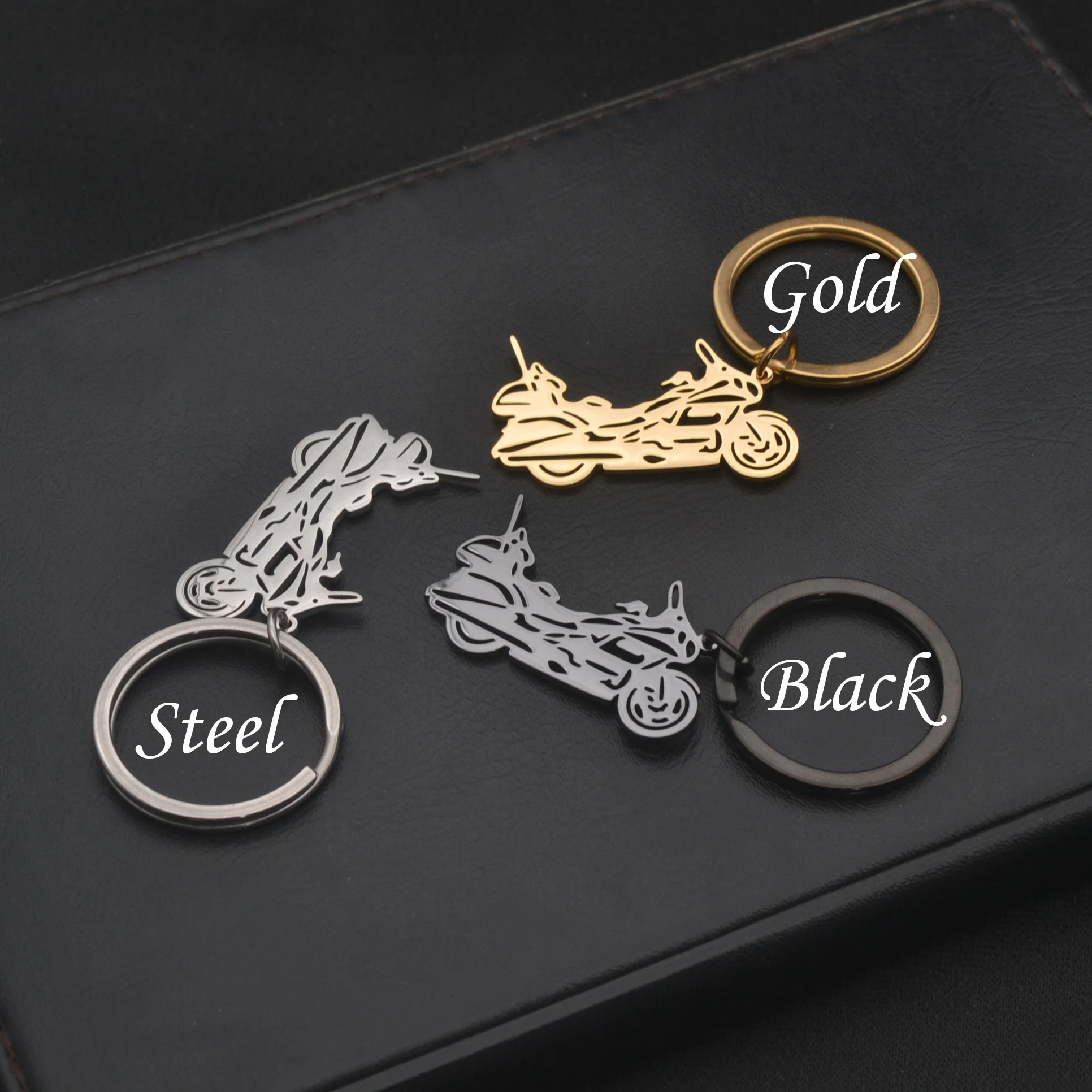 Wholesale-and-Retail-Motorcycle-Shape-Keyrings-Steel-Color-Gold-Black ...