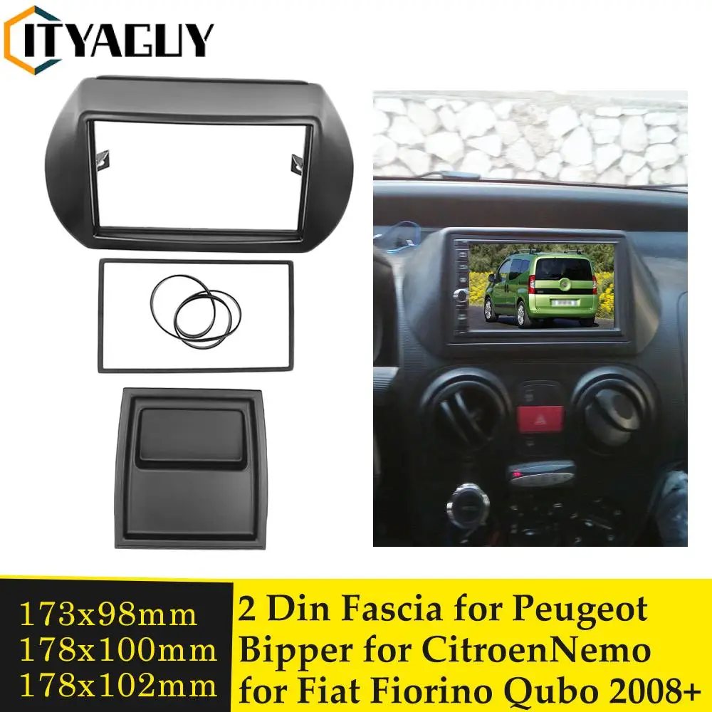 Double-Din-Car-Fascia-Radio-Panel-for-FIAT-Fiorino-Qubo-for-CITROEN ...