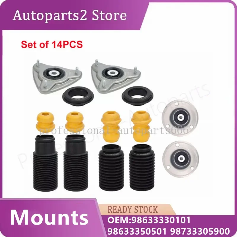 14pcs-Set-Front-Rear-Strut-Mounts-Bearing-Mounting-Kit-L-R-for-Porsche ...