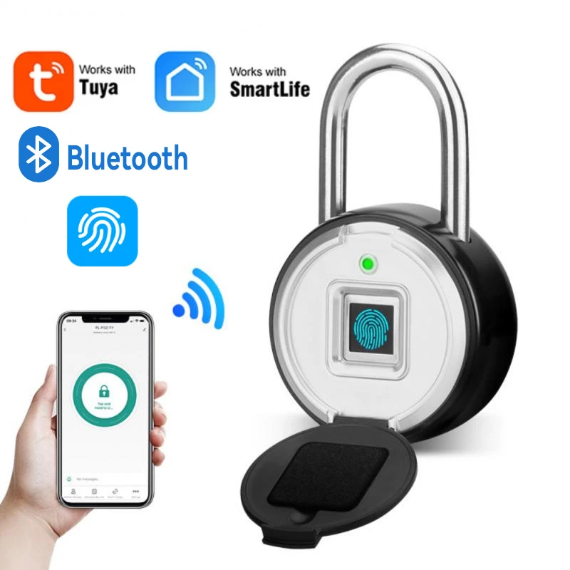 Tuya-Smart-Padlock-Biometric-Fingerprint-Lock-Waterproof-Electronic ...