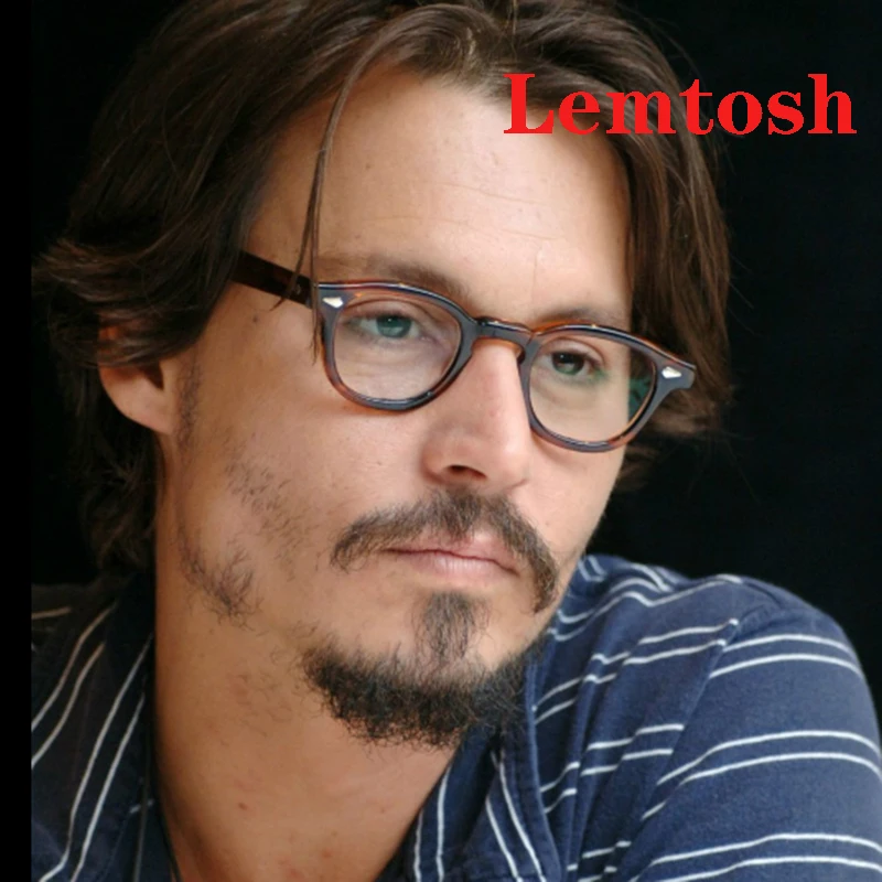 Optical-Eyeglasses-Frame-Men-Women-Johnny-Depp-LEMTOSH-Vintage-Glasses ...