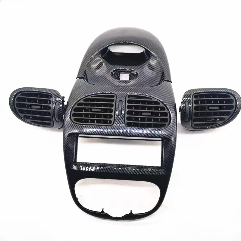 Suitable-for-Peugeot-206-Citroen-C2-Clock-Dashboard-panel-Carbon-Fiber ...