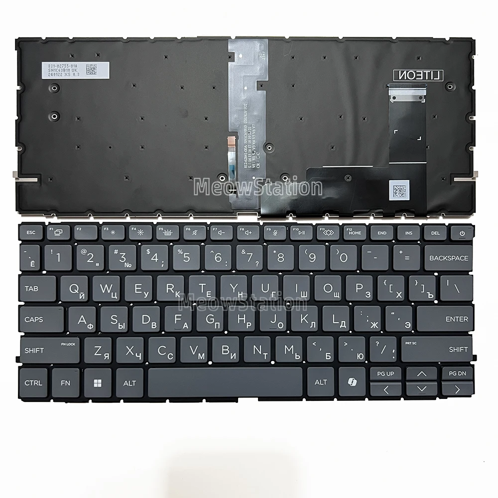 US/UK/Russian LED-Backlit Keyboard For HP ProBook 440 G11,445 G11,445R ...