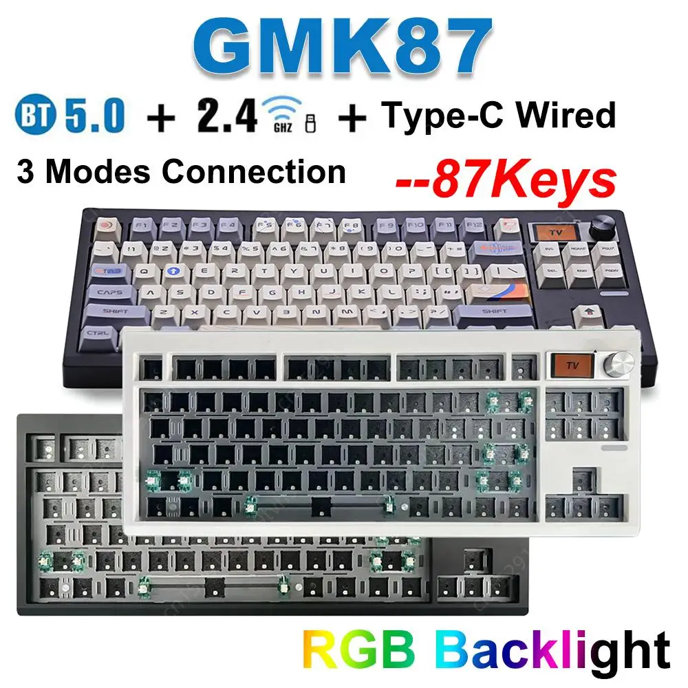 GMK87-GMK67-Mechanical-Keyboard-Gasket-Kit-RGB-Backlit-Type-C-Wired ...