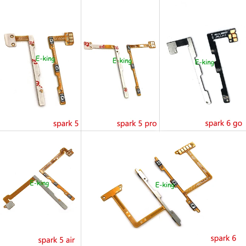 Piezas para Tecno Spark 3, 4, 5, 6, 7, 8, 8c, Go Air Pro Lite ...