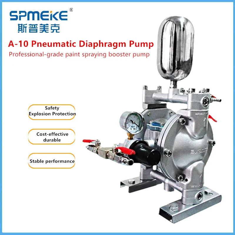 Pneumatik Pompa Diafragma Ganda Cat Pump, 3/8 "Air Didukung A-10 Pompa ...