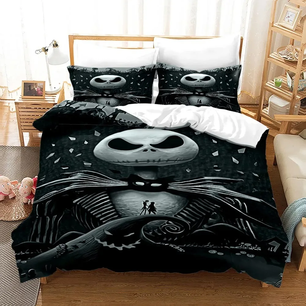 Cartoon-Cute-Jack-And-Sally-Bedding-Sets-Children-Baby-Boys-Girls-Adult ...