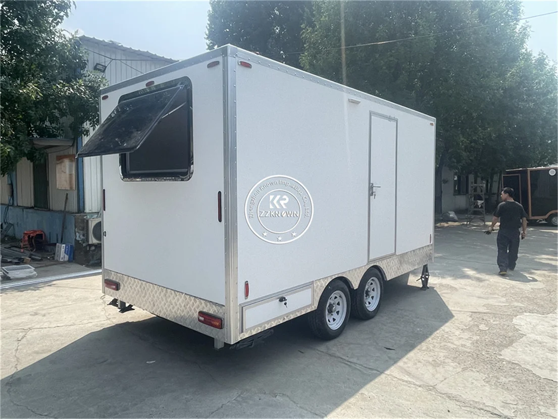 Mobile Office Trailer with bathroom Prefab Office Trailer On Wheels ...