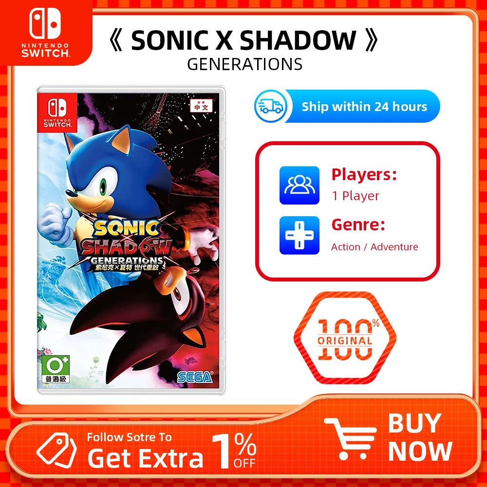 SONIC-X-SHADOW-GENERATIONS-100-Original-Nintendo-Switch-Games-Card-for ...
