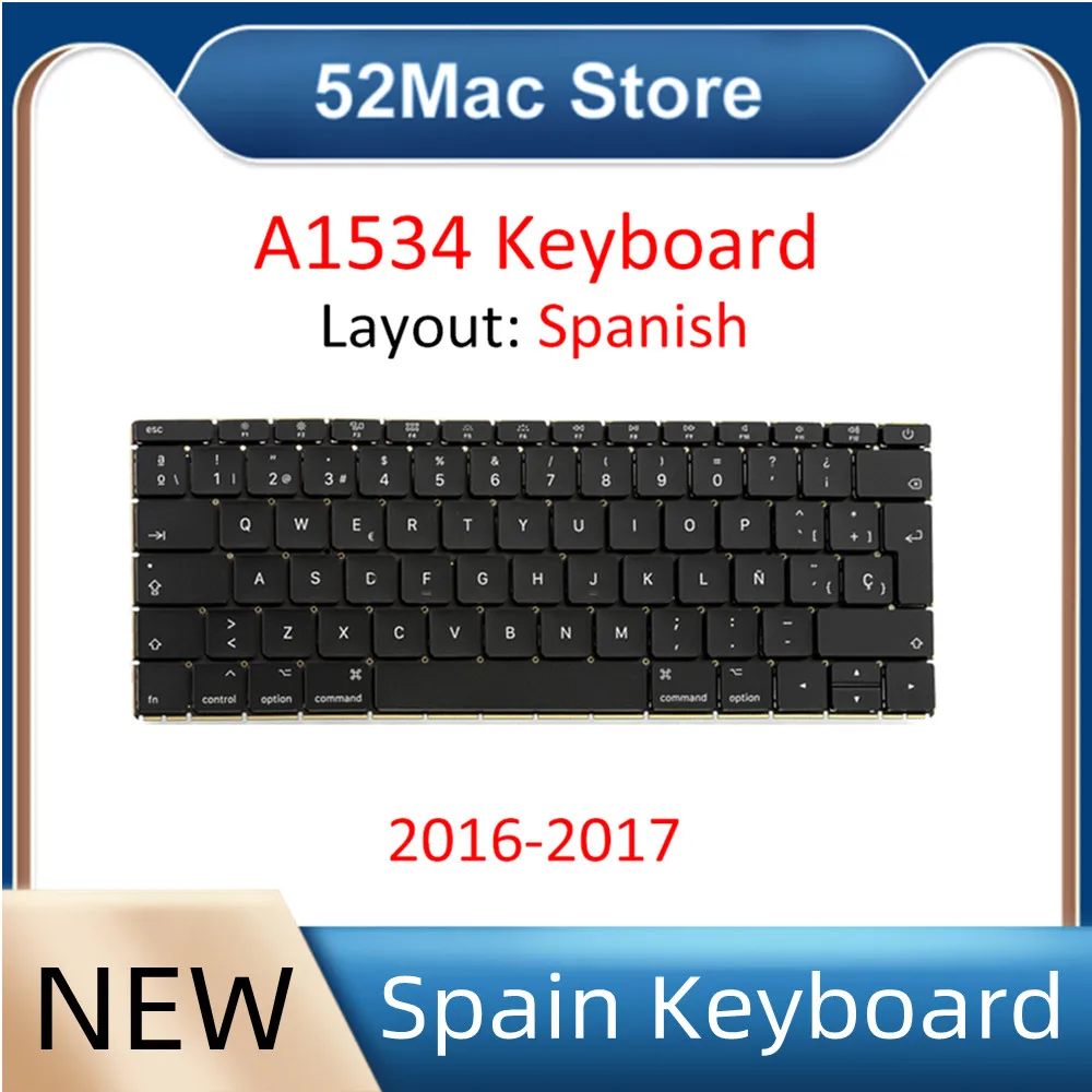 2016-2017-Genuine-NEW-Laptop-A1534-Spain-for-MacBook-Retina-12-A1534 ...