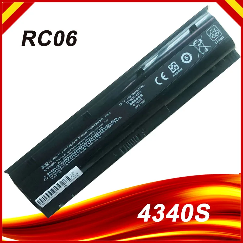 RC06 RC06XL battery for HP ProBook 4340s 668811 541 668811 851 669831 ...