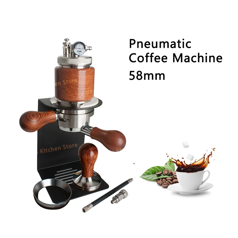 Pneumatic-Coffee-Machine-58mm-Coffee-Portafilter-Manual-Espresso-Coffee ...