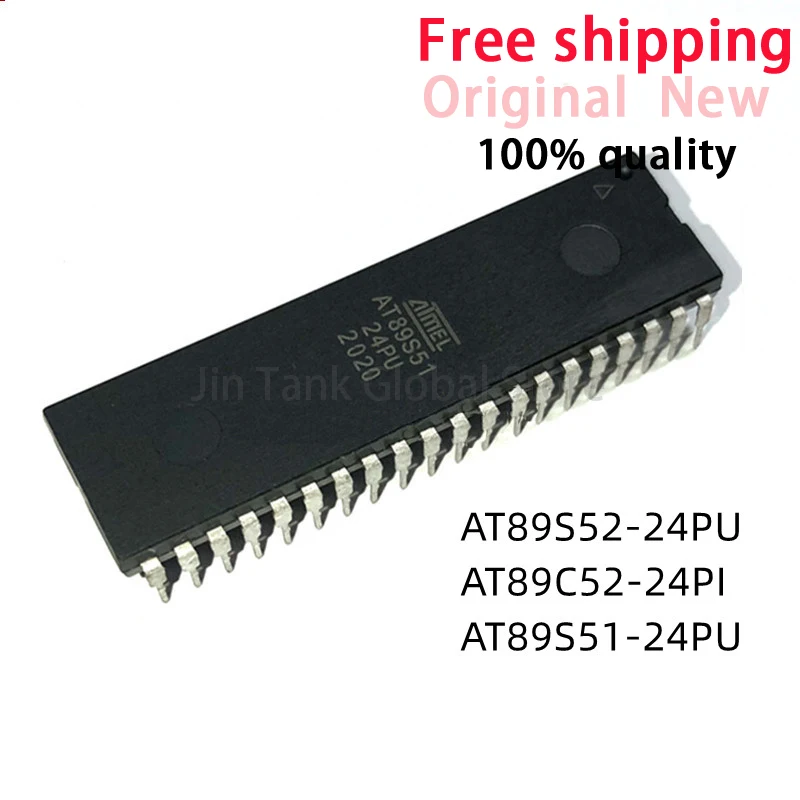 5pcs/lot AT89S52-24PU AT89S52-24PI AT89S52 AT89C52-24PU AT89C52-24PI AT89C52 AT89S51-24PU DIP-40 ...