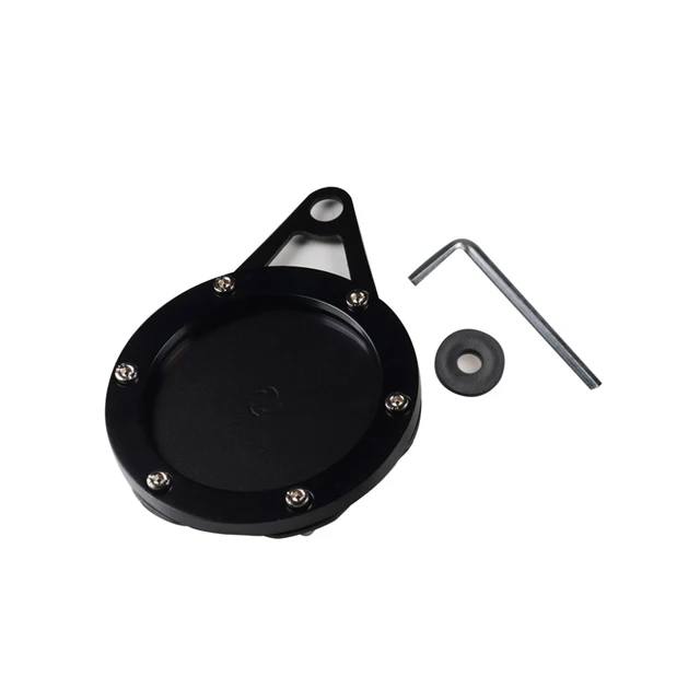 Motorcycle Tax Disc Motorbike Universal Round Tax Disc Plate Holder New ...