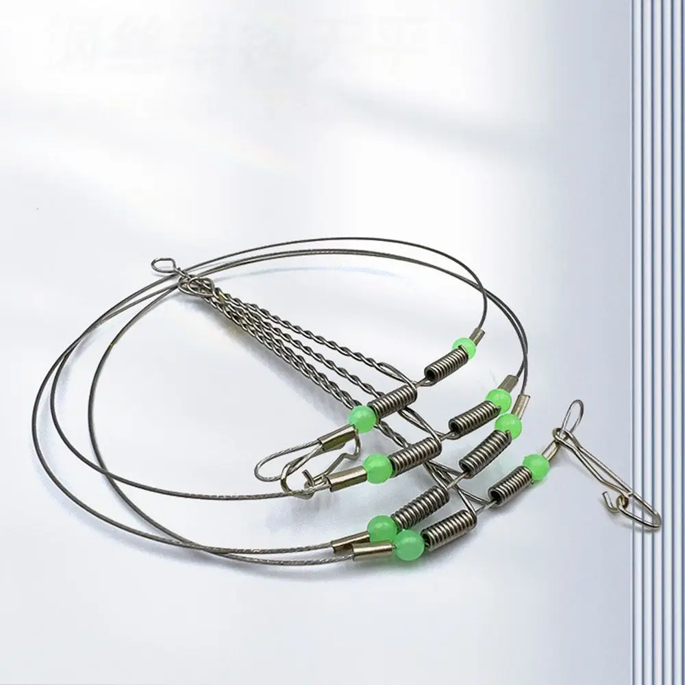 10Pcs-Stainless-Steel-Fishing-Balance-Lines-Traces-Sea-Saltwater-Tackle ...