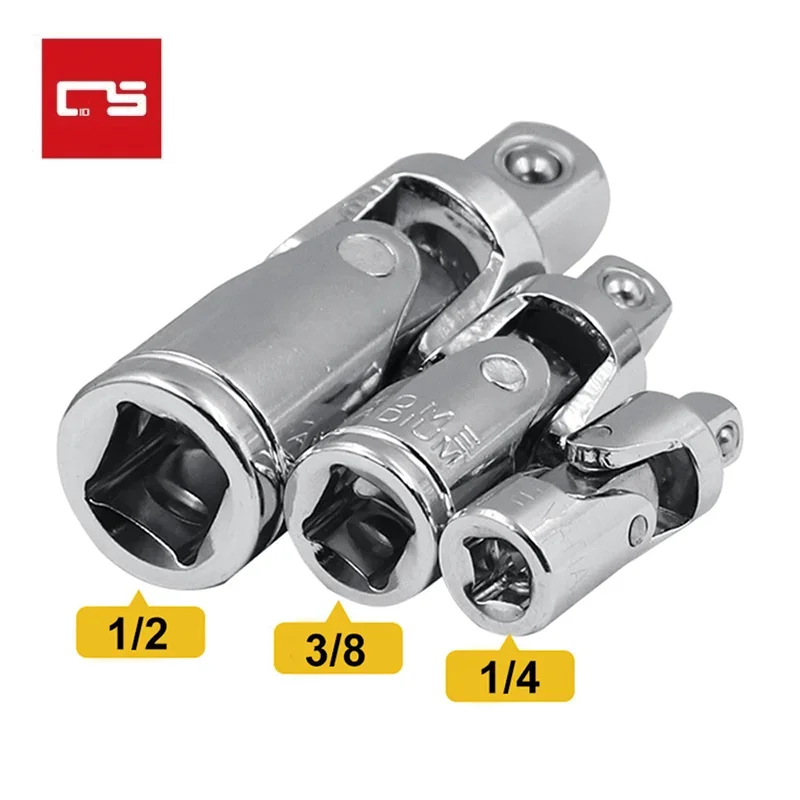 1-2-1-4-3-8-Inches-Chrome-Universal-Joint-Adapter-Converter-Drive ...