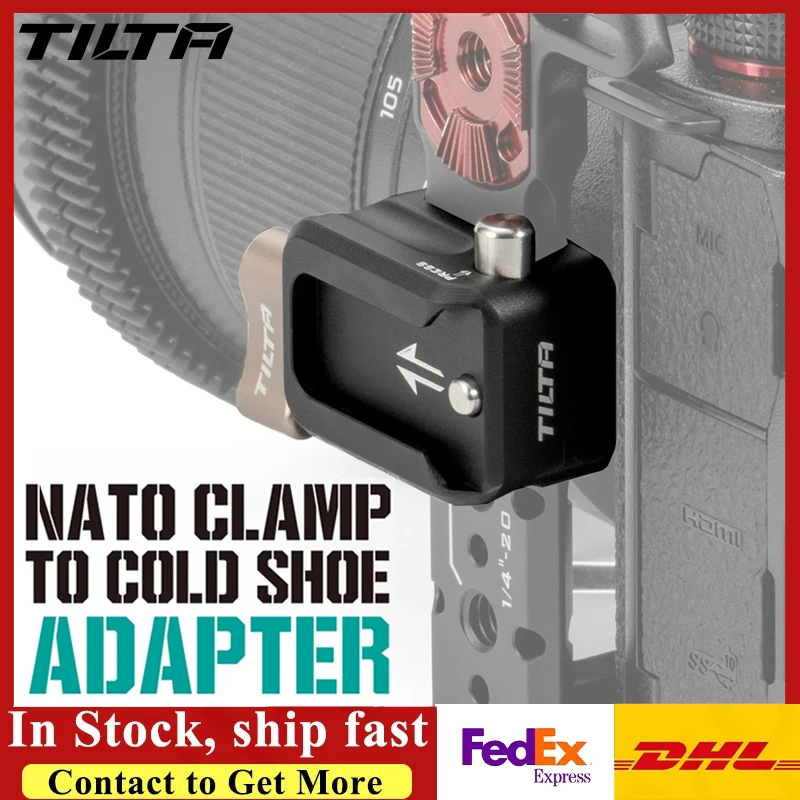 TILTA TA NTC CSA B NATO Clamp to Cold Shoe Adapter| | - AliExpress