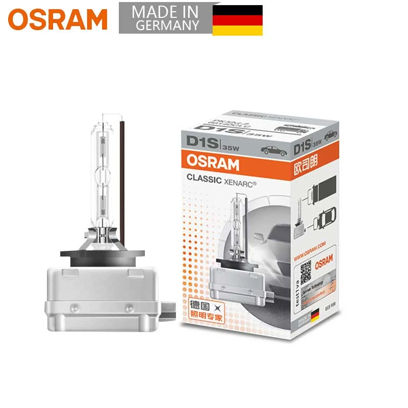 OSRAM D1S 66140CLC 35W 4200K CLASSIC Xenon HID Lamp OEM Headlight ...