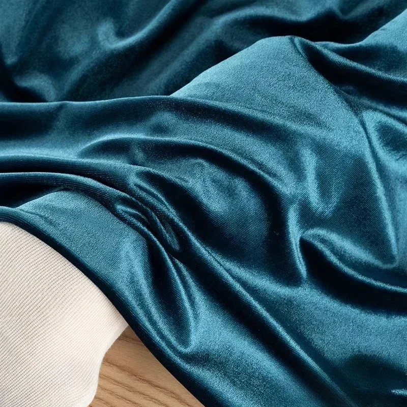 Glossy Velvet Elastic Velvet Soft Fabric Sewing Dress Sofa Pillow ...
