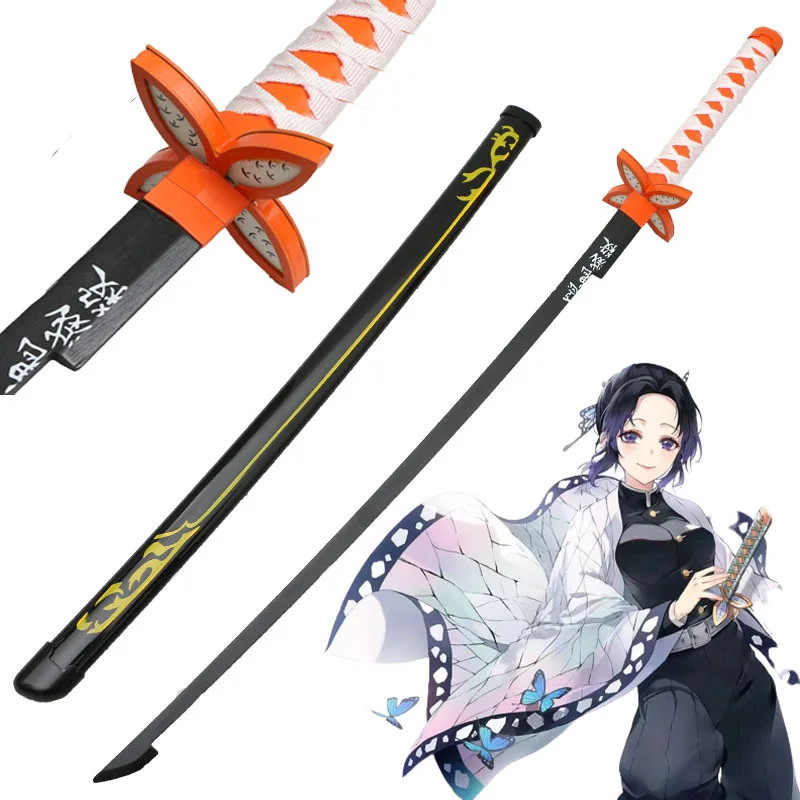 Cosplay-Sword-Weapon-Half-Kochou-Shinobu-Katana-Agatsuma-Zenitsu-Sword ...