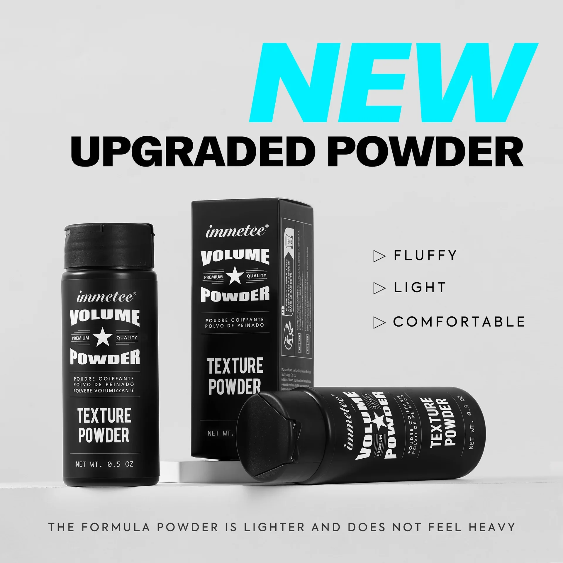 Hair Fluffy Powder Haircut Design Increase Hair Volume Frizz Fixed ...