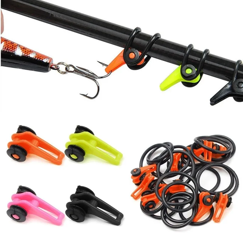 10pcs/lot Plastic Fishing Hook Secure Keeper Holder Lure Accessories ...