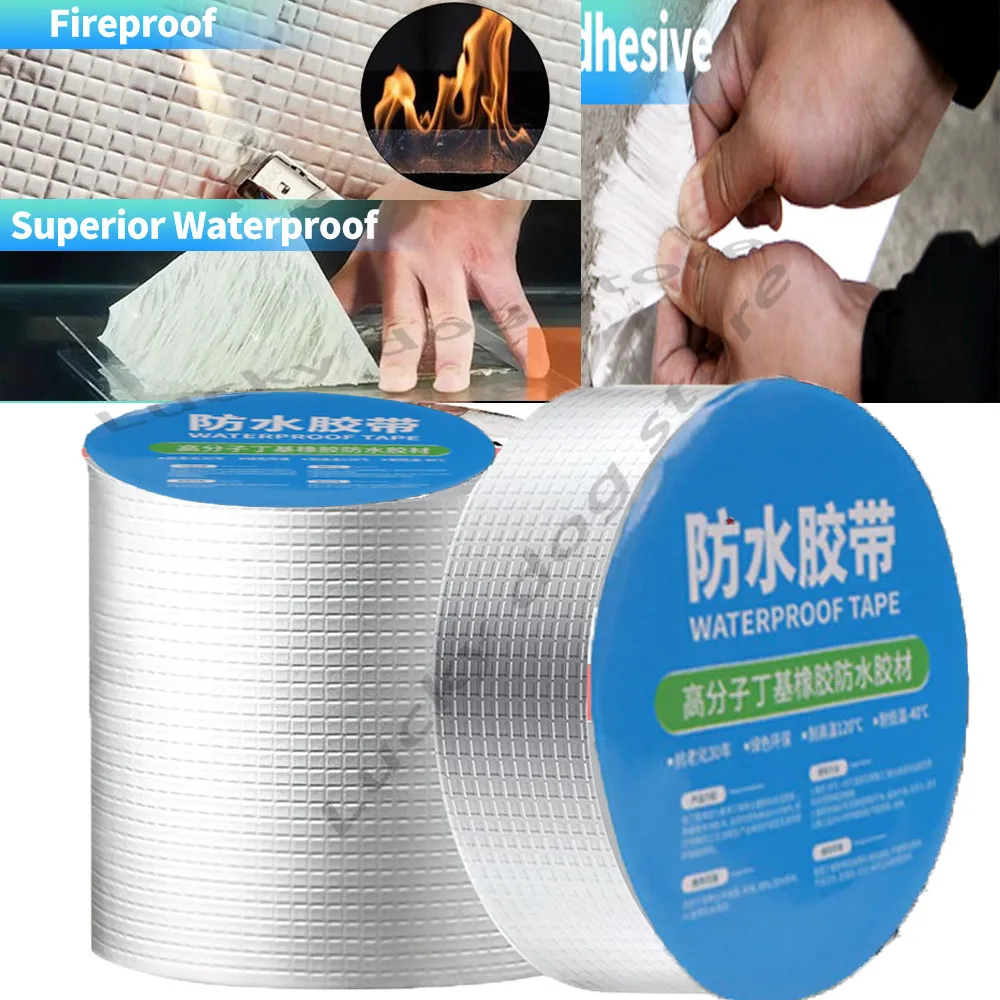Butyl-Tape-Waterproof-Sealing-Tape-Aluminum-Foil-Butyl-Rubber-Tape-for ...