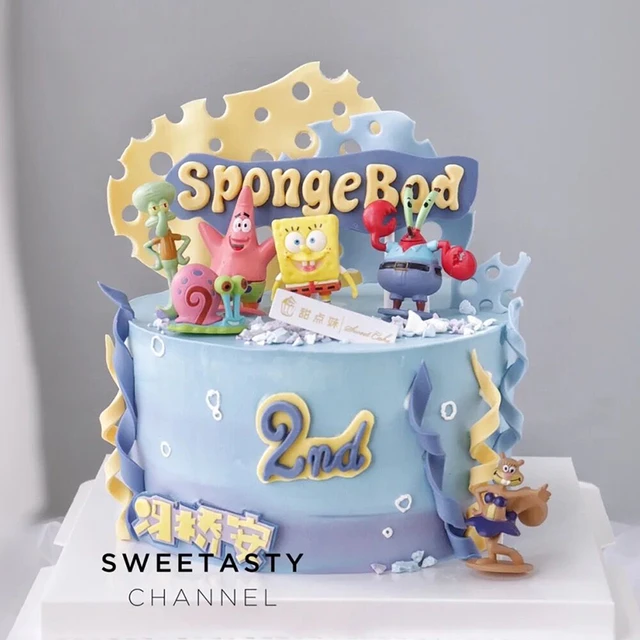 Spongebob 2nd Birthday Cakes