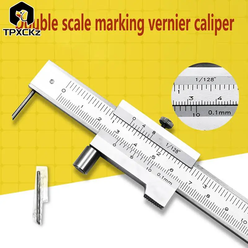 Stainless-Steel-Parallel-Marking-Scriber-Vernier-Caliper-Gauging-Ruler ...