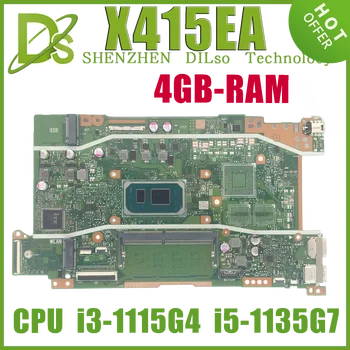 KEFU X415EA Laptop Motherboard For ASUS Vivo Book X515 X415 X515EA With ...