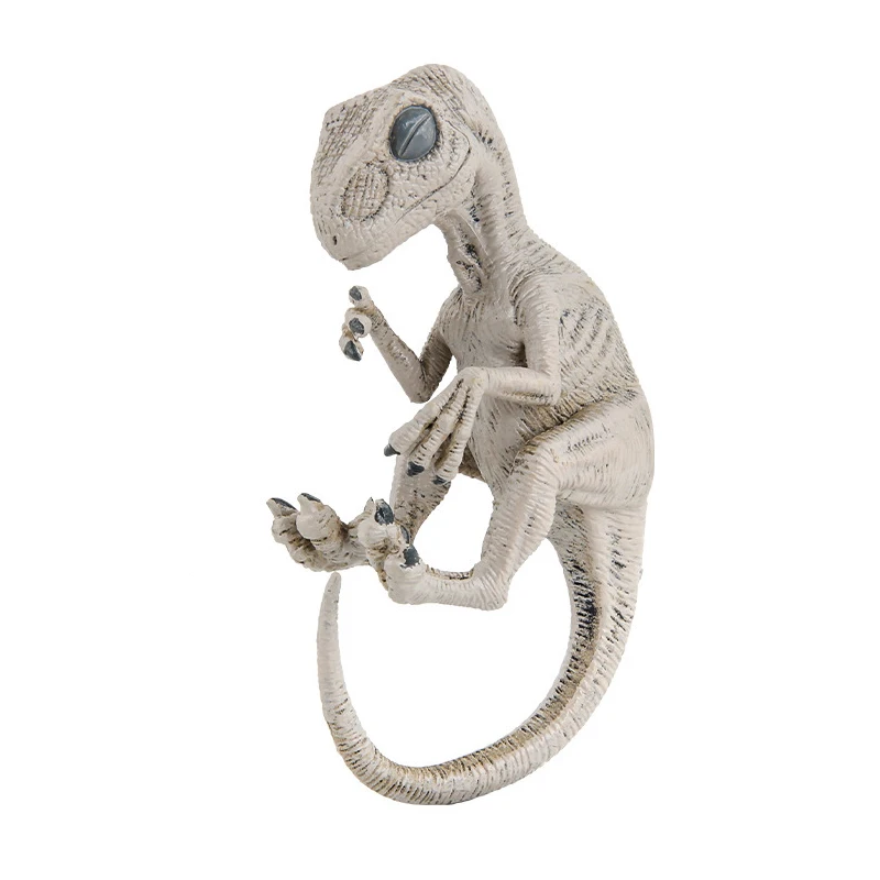 Figura de dinosaurio carnívoro Velociraptor jurásico, modelo de figura ...