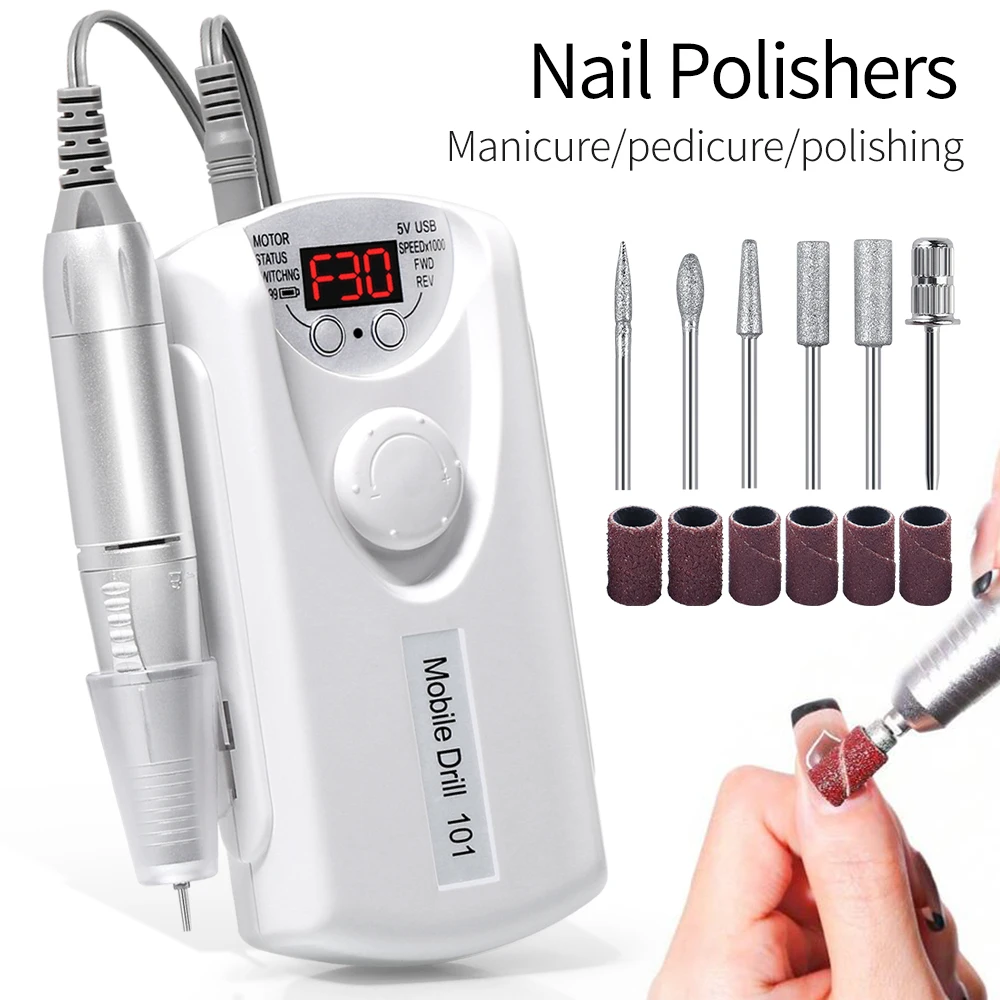 Nail-Drill-35000rpm-Professional-Lathe-Machine-Milling-Cutters-for ...